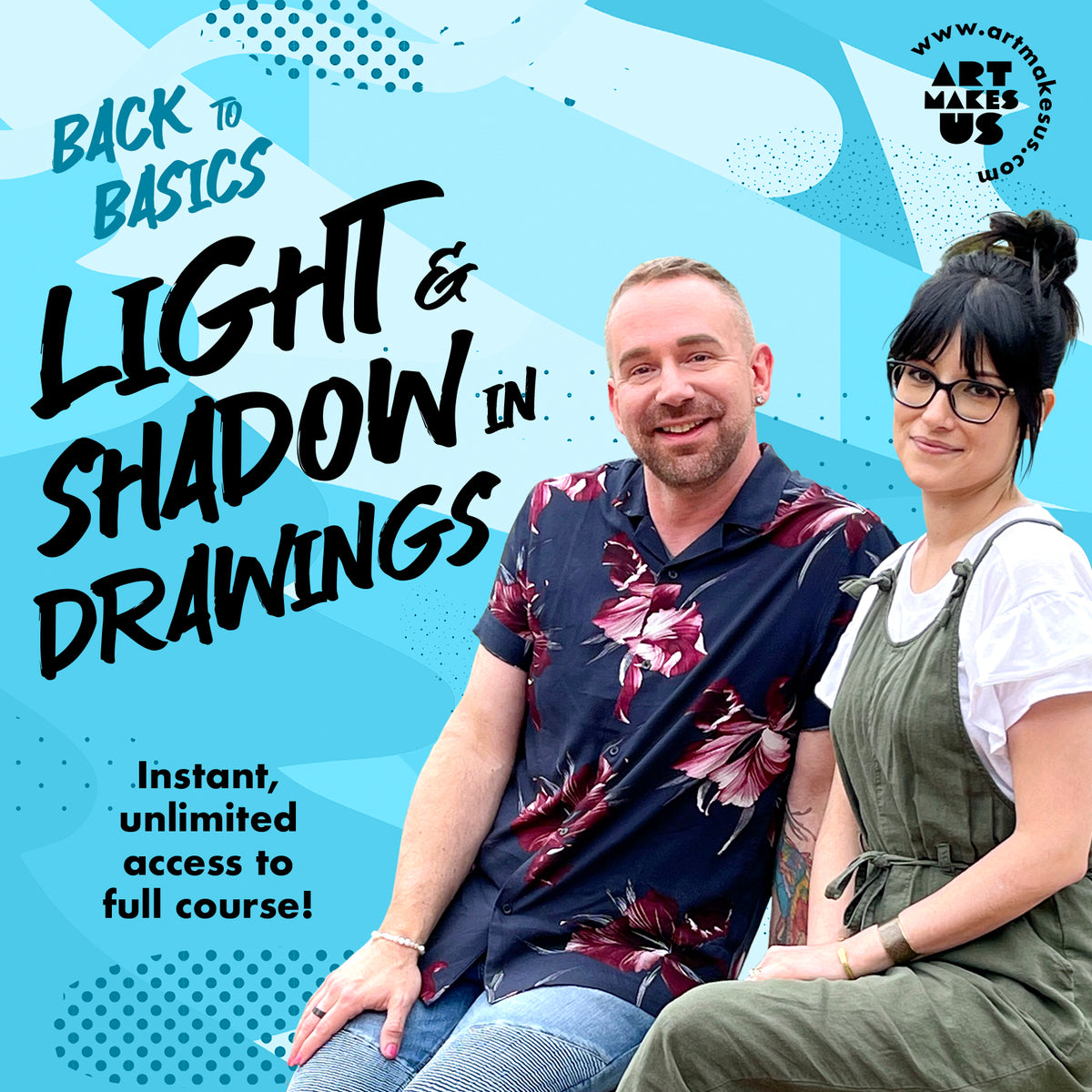 Back to Basics: Light & Shadow in Drawings | Instant Access! | Art Makes Us