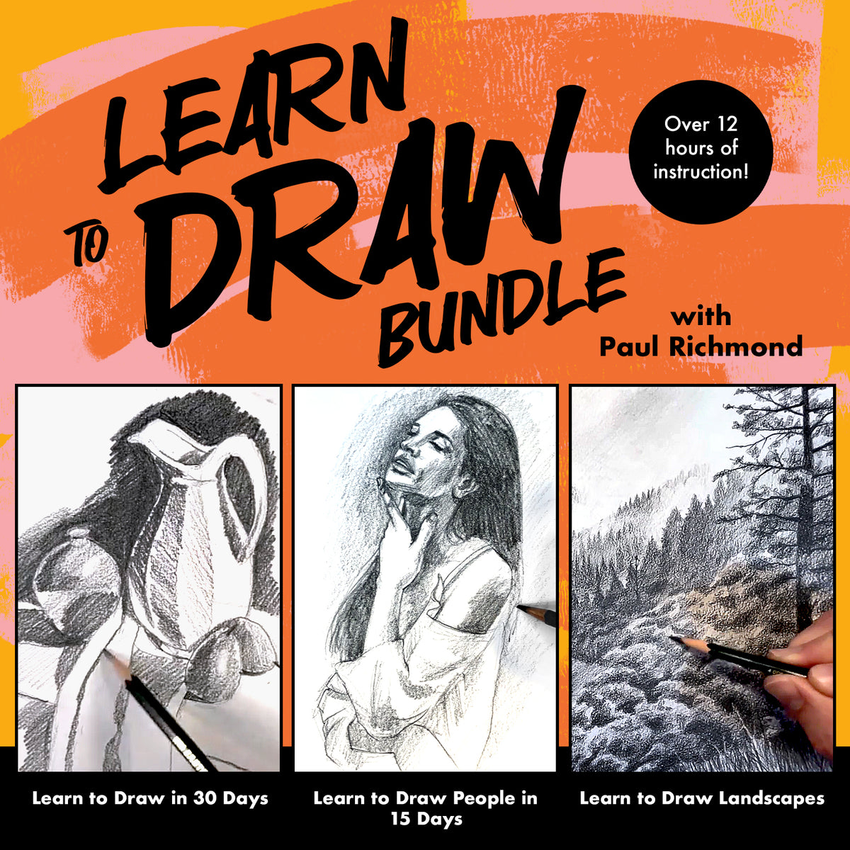 Learn to Draw Bundle | Instant Access! | Art Makes Us
