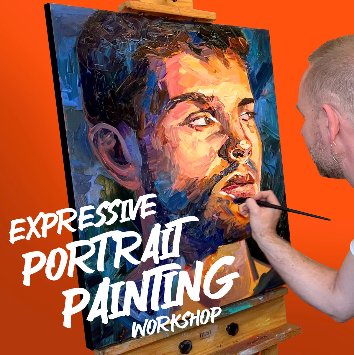 Expressive Portrait Painting Workshop | Instant Access! | Art Makes Us